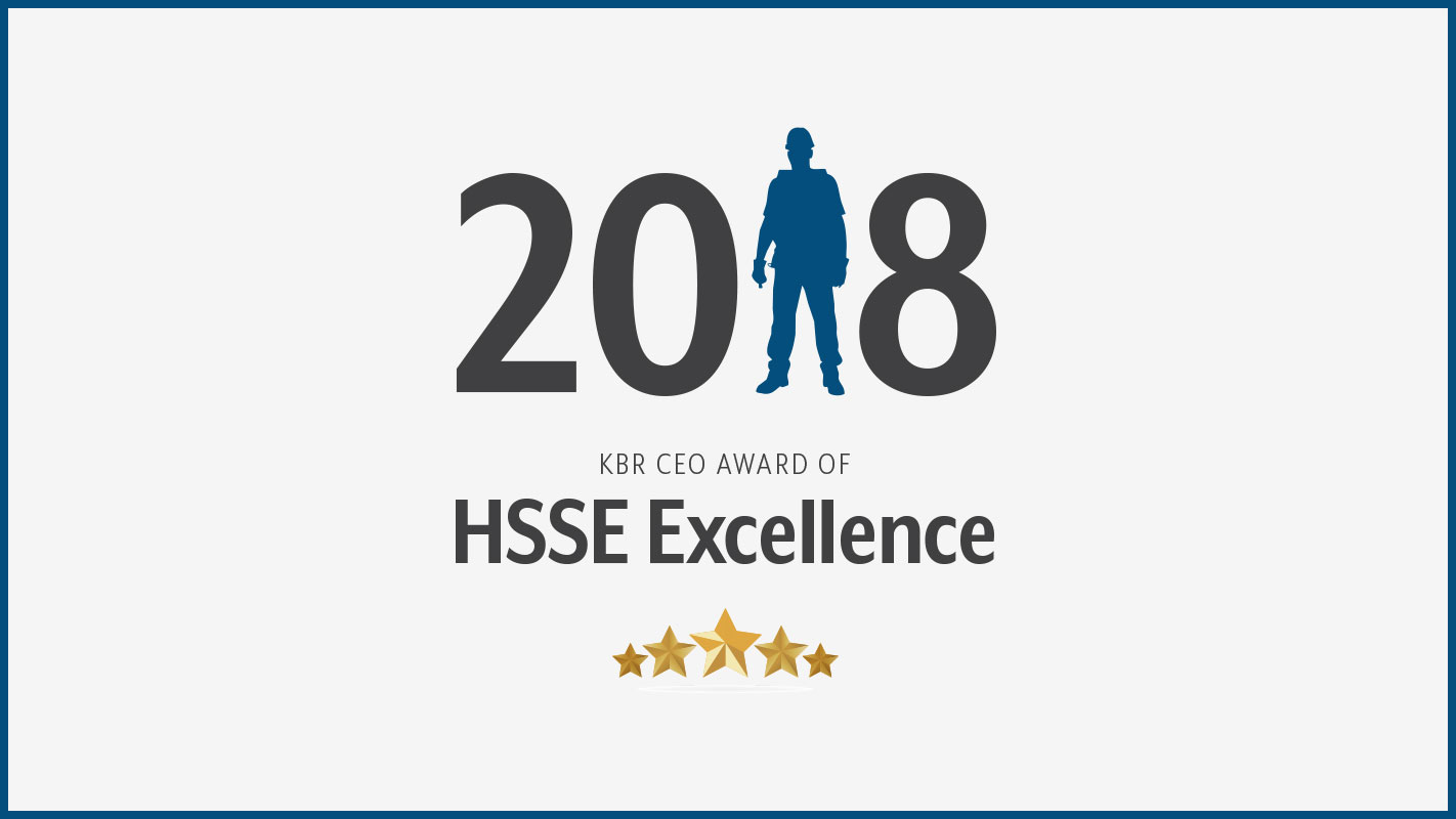 Stuart Bradie Announces Recipients of CEO Award for HSSE Excellence | KBR