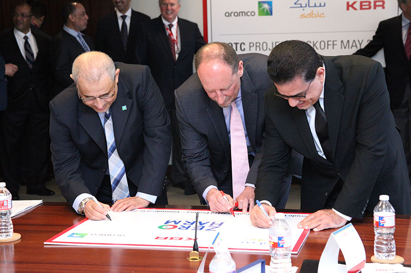 KBR Hosts Saudi Aramco and SABIC for Contract Signing Ceremony | KBR