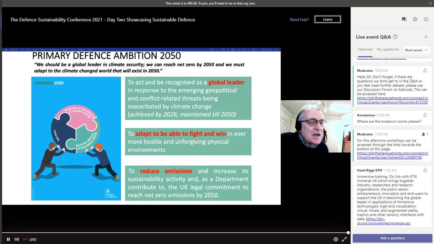 Helping Shape a Sustainable Future for UK Defence | KBR